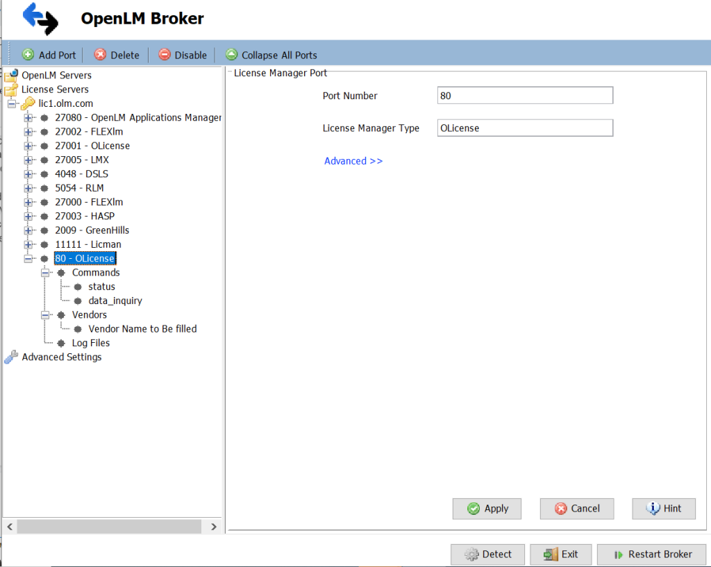 Monitoring the OLicense License Manager With OpenLM- HT904