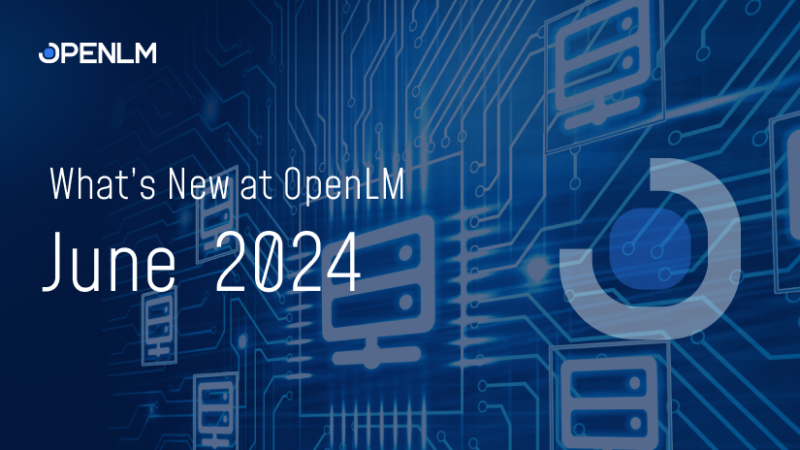 OpenLM SLM and OpenLM Broker v24.6 release - OpenLM